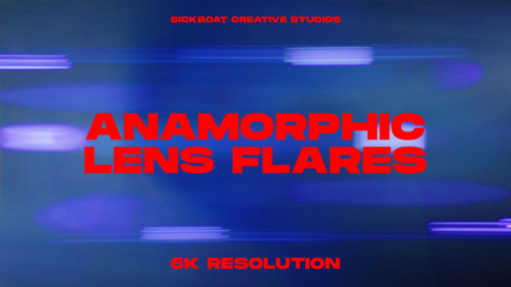 Anamorphic Lens Flares | Anamorphic Light Leaks (6K) | Sickboat