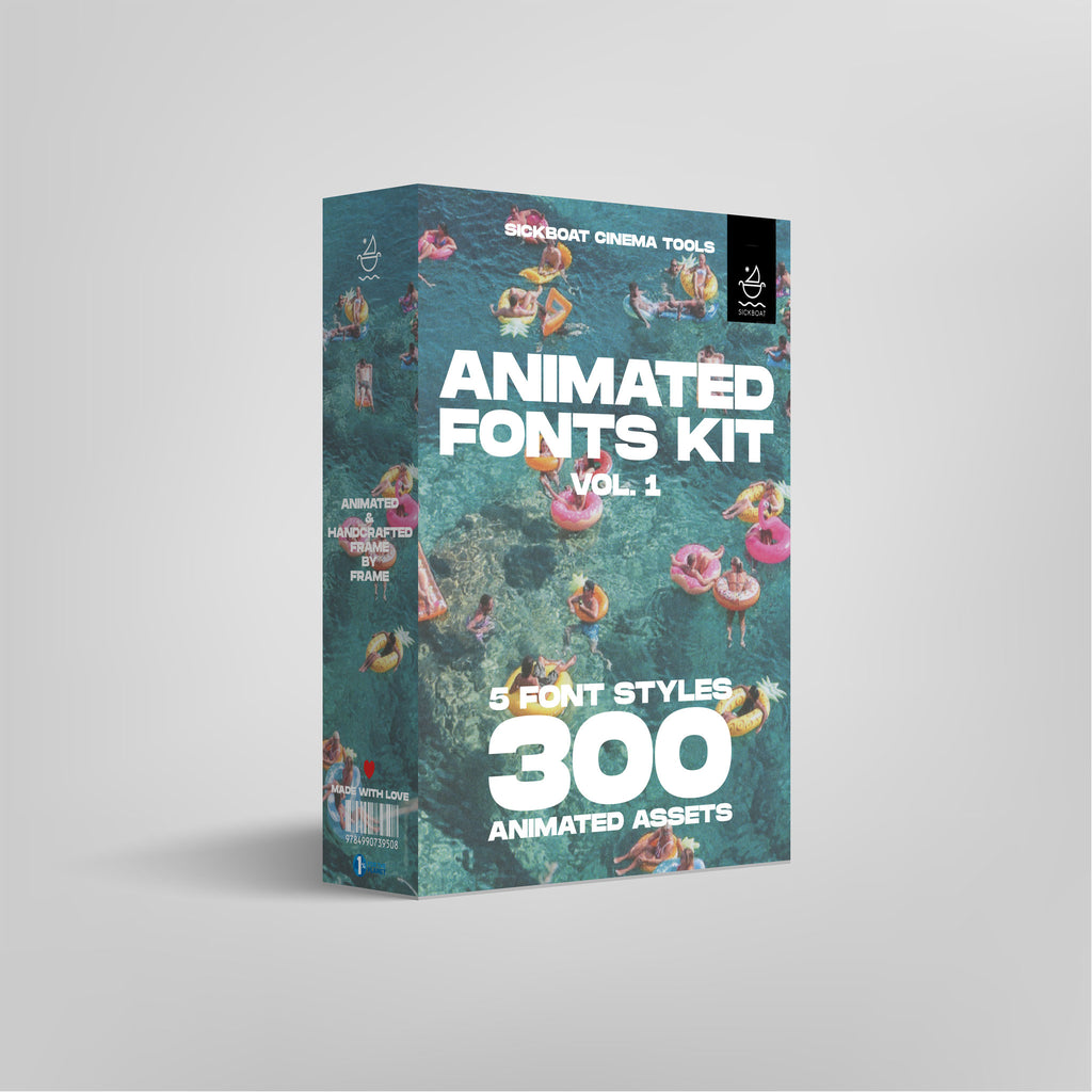 Animated Fonts Kit Vol. 1 | Sickboat