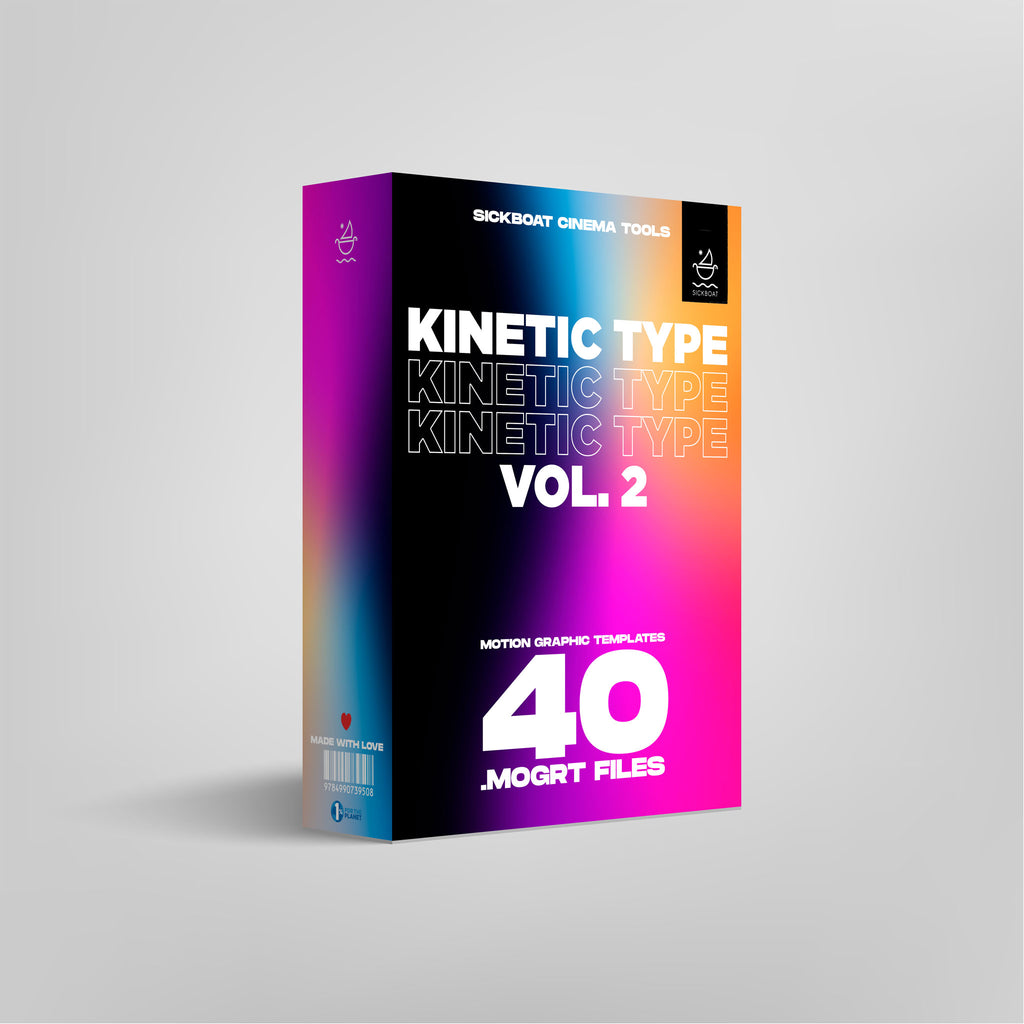 Kinetic Type Pack: Animated Text Kit Vol. 2 | Sickboat