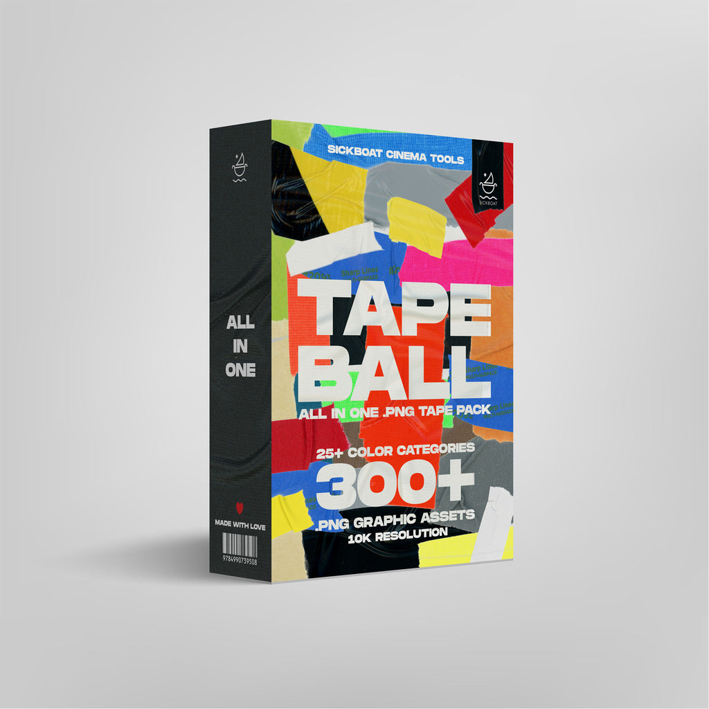 Tape Ball: All-In-One Tape Texture PNG Pack (10K) | Sickboat
